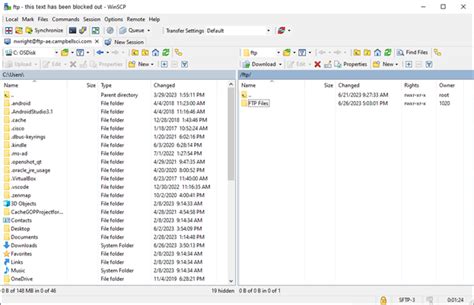 Verifying Ftp Server Functionality With Winscp