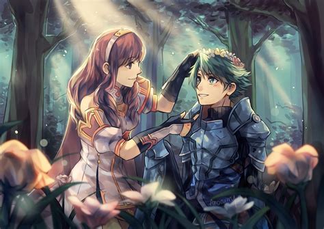 Celica And Alm Fire Emblem And 2 More Drawn By Anocurry Danbooru