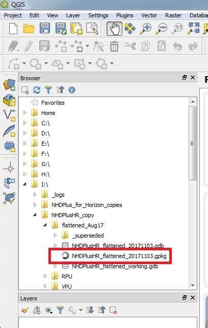 Qgis Crashed Trying To Add Data From A Large Gb Geopackage On