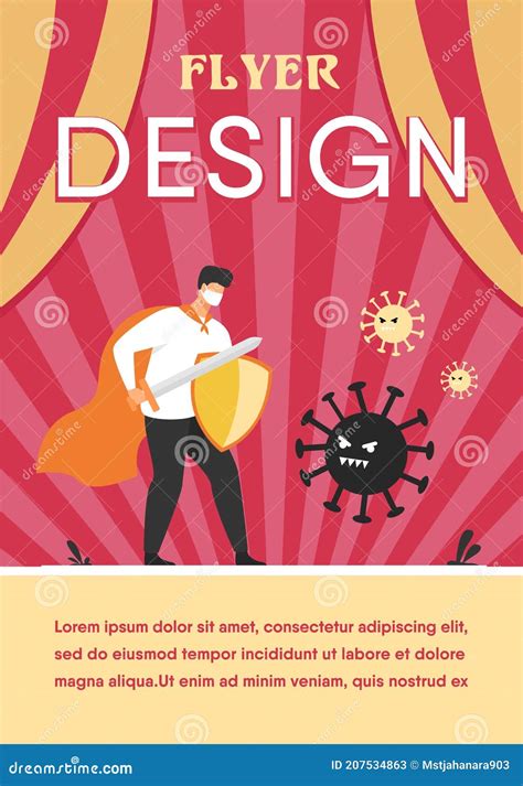 Male Character Wearing Face Mask Stock Vector Illustration Of Face