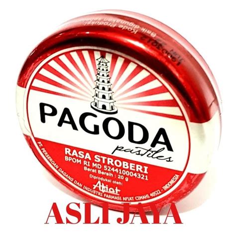 Jual Permen Pagoda Pastiles Rasa Strowberry Shopee Indonesia