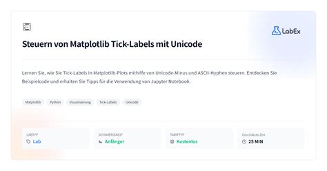 Matplotlib Tick Labels Python Visualisierung Labex