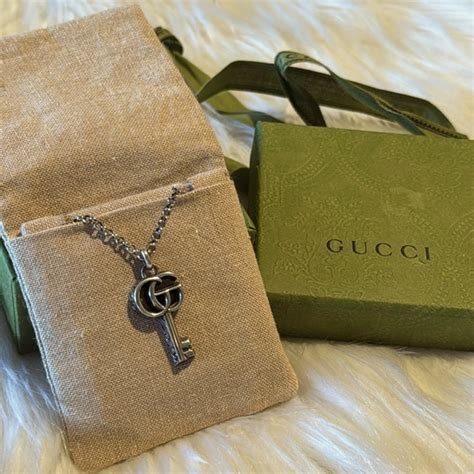 Gucci Jewelry Gucci Sterling Silver Marmont Interlocking G Key
