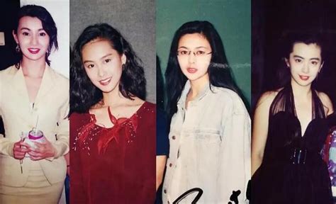 同一素人和張曼玉關之琳朱茵王祖賢的合照，誰是第一美女？ 每日頭條