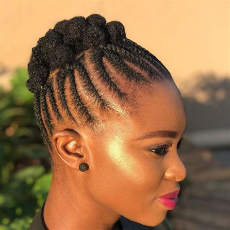 40 Best African Straight Up Hairstyles For Black Ladies