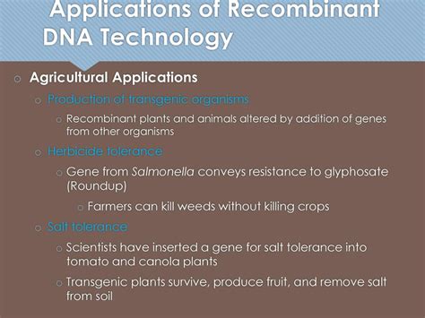 Recombinant Dna Technology Ppt Download