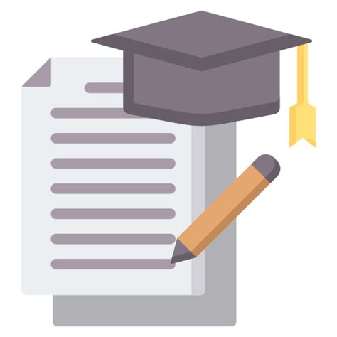 Thesis Free Education Icons