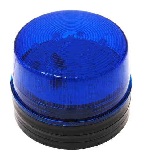 12v Blue Flashing LED Strobe Light