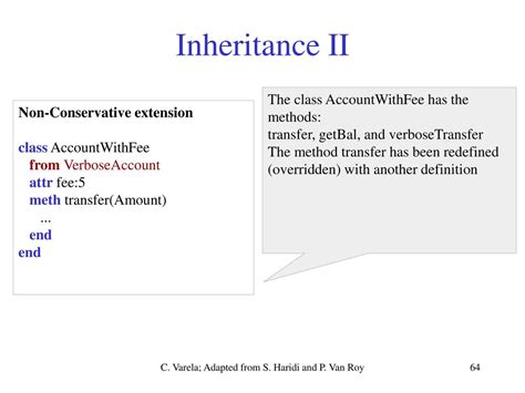 State Object Oriented Programming Explicit State Polymorphism Ctm 6