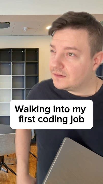 Walking Into My First Coding Job Developer Programming Coder Programmer Youtube