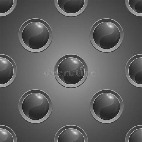 Metal Sphere Background Metal Ball Abstract Illustration Stock