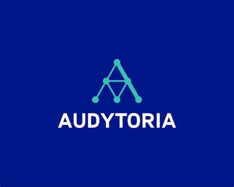 Letra A Logotipo De Monograma Simple Vector Premium