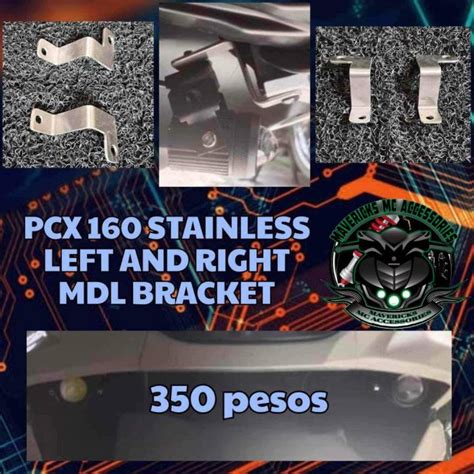 Honda Pcx 160 Stainless Mdl Bracket Lazada Ph