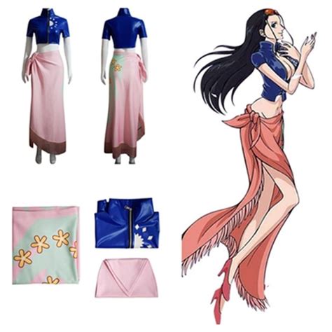 Nico Robin Cosplay Costume One Piece Anime Women Dress Outfits