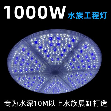 盘古系列1000W海洋馆深水缸大鱼池潜水区专用水族照明灯 专业水族馆照明海洋馆灯具LED水族灯植物灯制造商 绿靖阳光电