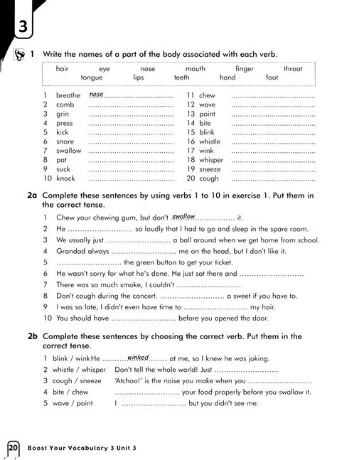 Boost your vocabulary 3