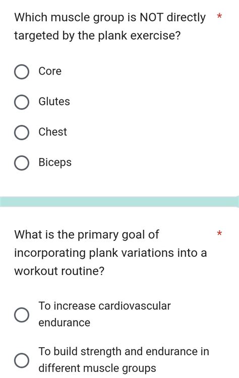 Which Muscle Group Is NOT Directly Targeted StudyX