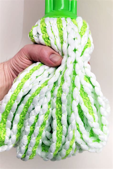 Replacement String Mop Head Absorbent And Lightweight Threaded Attachment