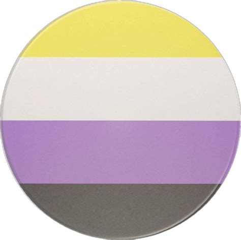 Non Binary Pride Flag Coaster Zazzle Pride Flags Non Binary Pride