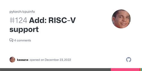 add risc v support · issue 124 · pytorch cpuinfo · github