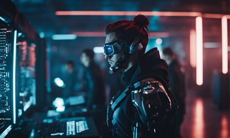 Hacker Cyberpunk In A Servers Room By Edesi On Deviantart