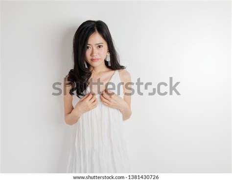 Portrait Beautiful Chinese Woman Sexy White Stock Photo Shutterstock