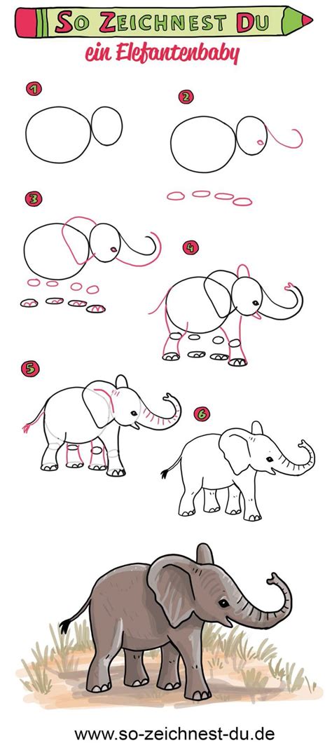 37 Lernen Elefant Zum Zeichnen Tutorial Zeichnen