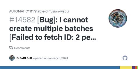 Bug I Cannot Create Multiple Batches Failed To Fetch Id 2 Per 1