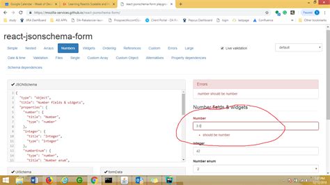 Minor Validation Issue With Numbers · Issue 1106 · Rjsf Teamreact
