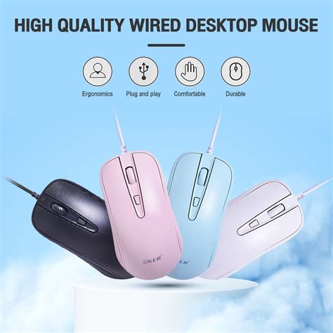 เมาส์มีสาย Oker M218 Mouse Oker Usb Shopee Thailand