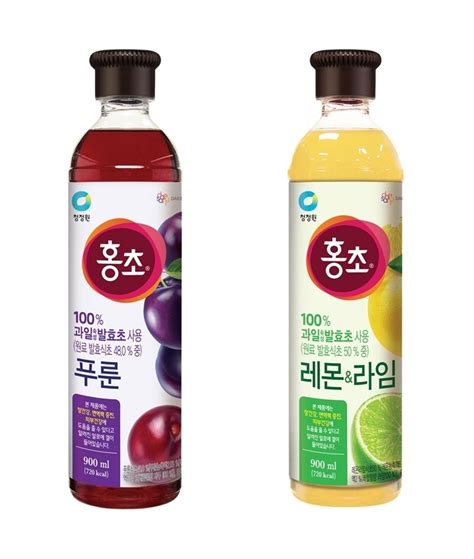 건강 음용식초 브랜드 자리매김대상 청정원 홍초 신제품 출시