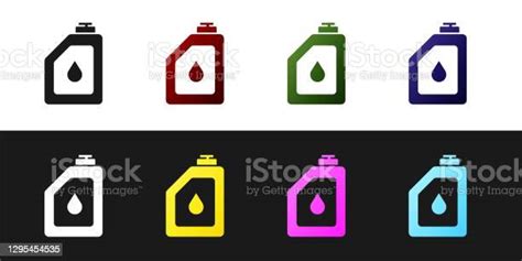 흑백 배경에서 격리된 모터 머신 오일 아이콘용 캐니스터 설정 오일 갤런 오일 변경 서비스 및 수리 엔진 오일 기호 벡터 0명에 대한 스톡 벡터 아트 및 기타 이미지 Istock