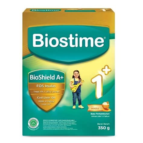 Jual Biostime 1 Susu Pertumbuhan 1 3 Tahun Rasa Madu 350 G Shopee