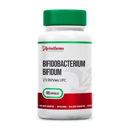 Bifidobacterium Bifidum 2 5 Bilhões Lactobacillus 90 Cápsulas