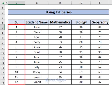 How To Number Rows Automatically In Excel 8 Easy Methods