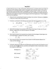Understanding Geographic Coordinates On Maps Course Hero