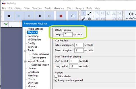 Preview Dialog Pops Up Over Effect · Issue 5381 · Audacityaudacity