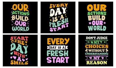 동기 부여 따옴표 티셔츠 디자인 레터링 티셔츠 디자인 번들 동기 부여 티셔츠 Desi 프리미엄 벡터