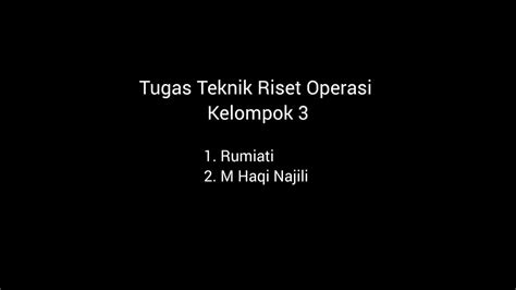 Optimasi Keuntungan Produksi Pada Industri Kayu Ptx Menggunakan Linear