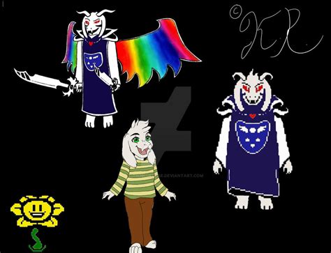 Storage The Many Faces Of Asriel Dremurr By Th3bluerose On Deviantart