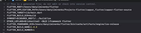 Custom Linker Flags Not Being Set In Xcode Project · Issue 54734 · Flutterflutter · Github