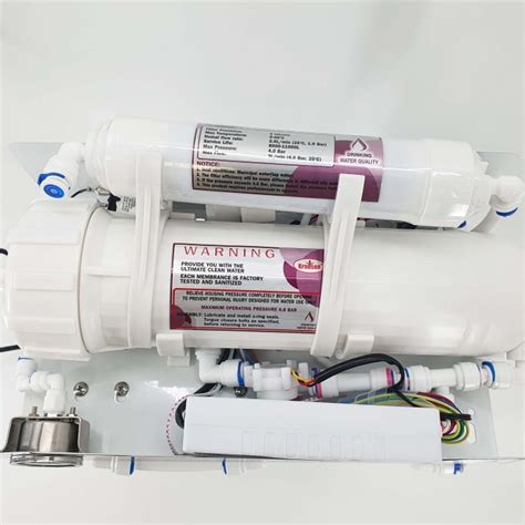 Система за пречистване на вода с обратна осмоза Direct Flow Lcd компютър с Tds метър Бустерна