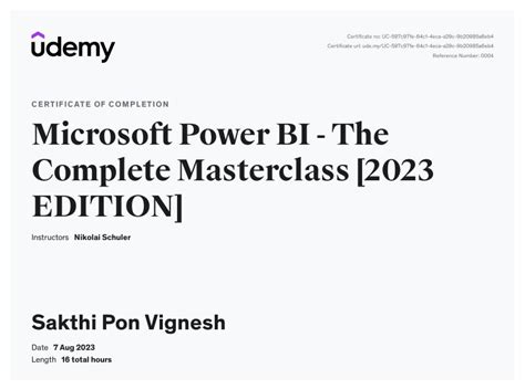 Sakthi Pon Vignesh M On Linkedin Powerbi Certification Datavisualization Businessintelligence