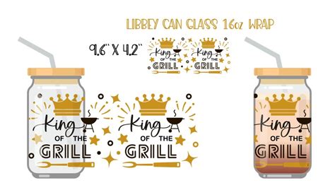 Printable Full Wrap For Libby Class Can A Pattern Vector Image