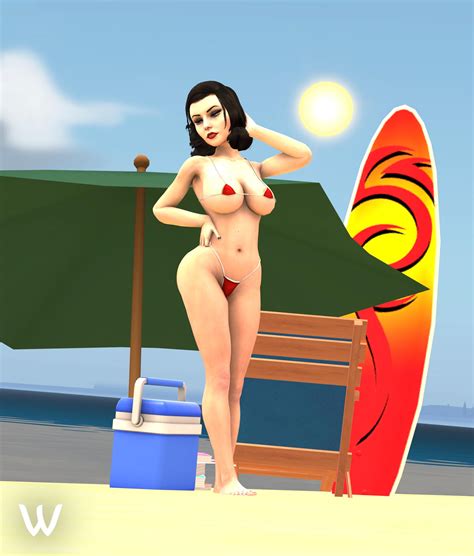 Rule 34 3d Ass Athletic Big Breasts Bioshock Bioshock Infinite Black