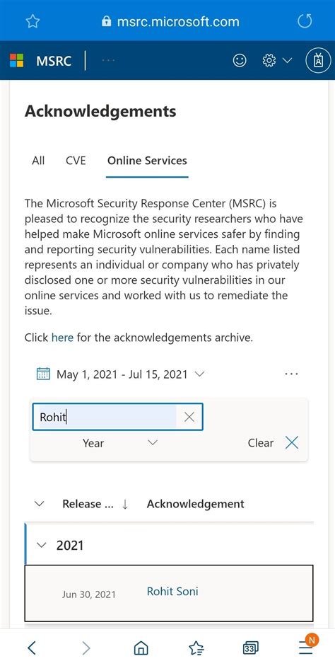 Rohit Soni On Linkedin Hacking Msrc Ethicalhacking Cybersecurity