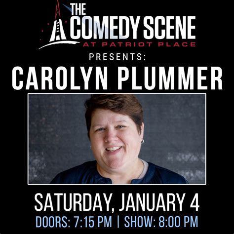 Carolyn Plummer At The Comedy Scene Patriot Place