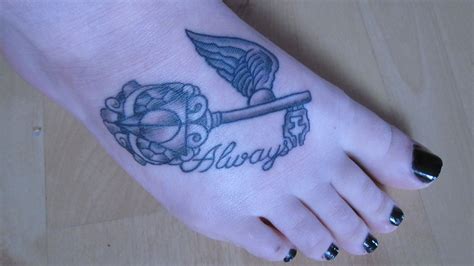 My Gorgeous Harry Potter Flying Key Tattoo Deathly Hallows Included Of
