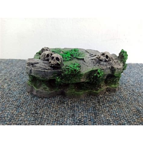 Jual Diorama Batu Rock Base Tengkorak Shf Figma Revoltech Spawn Mezco