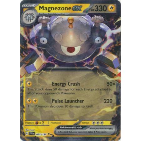 Pokemon Tcg Magnezone Ex 065 198 Ultra Rare Scarlet Violet Base